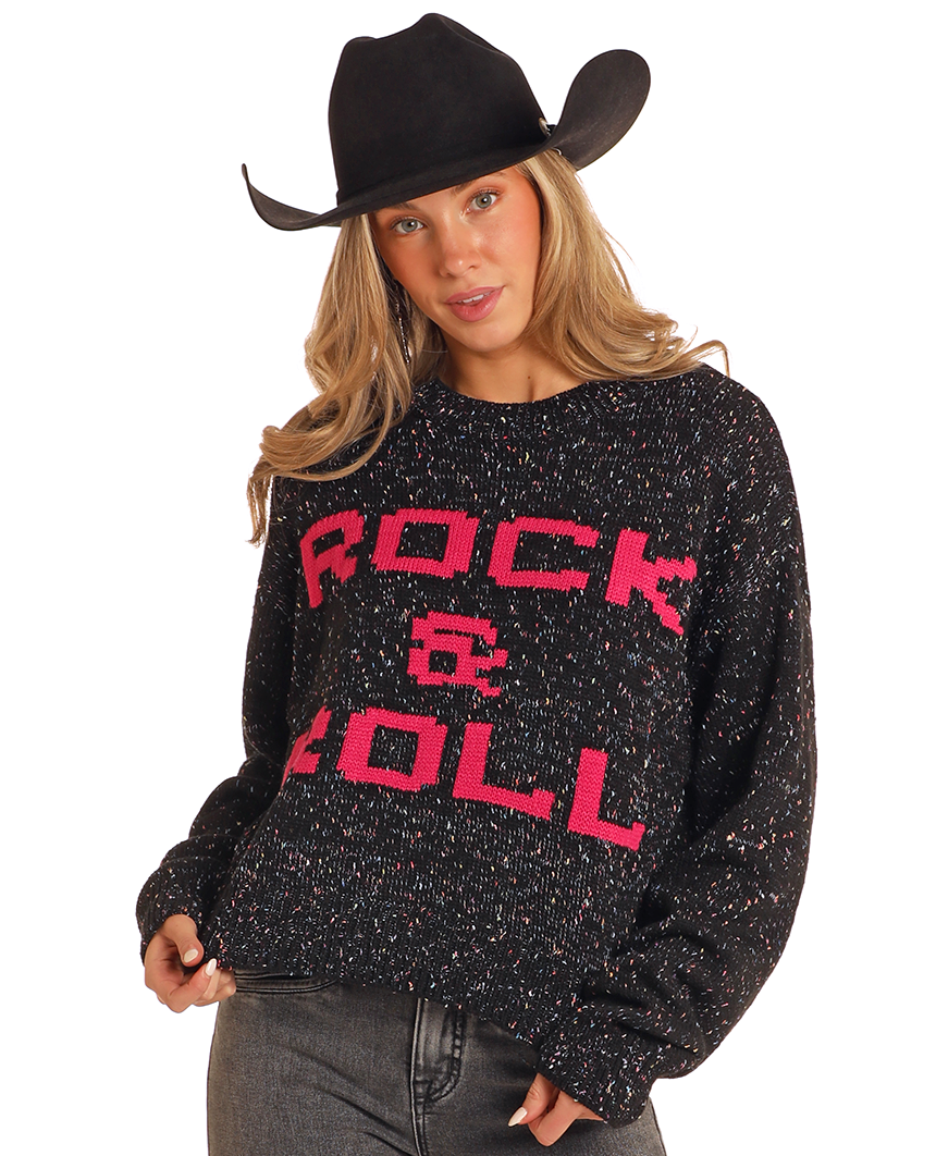 Women's Rock & Roll Confetti Speckled Sweater | Rock & Roll Denim