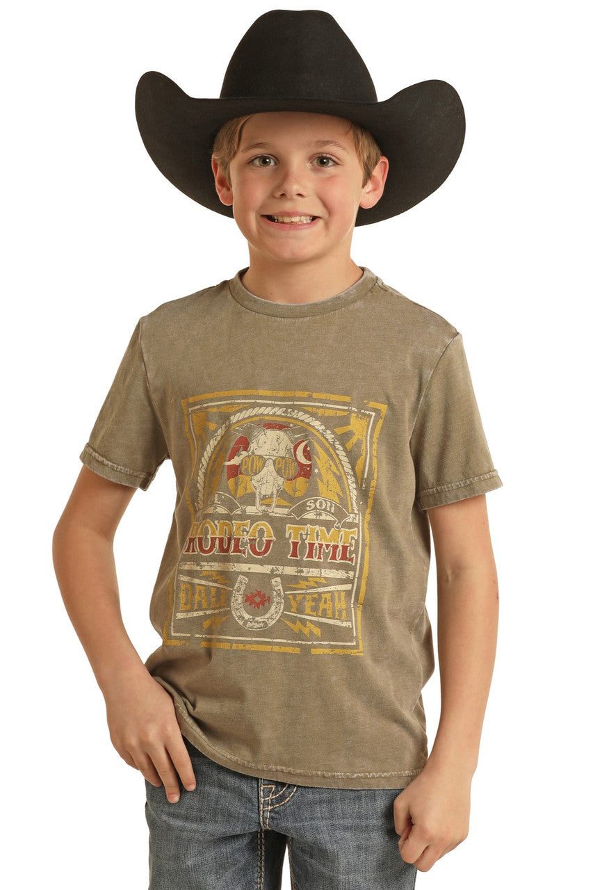Boys' Dale Brisby Rodeo Time Graphic T-Shirt | Rock & Roll Denim