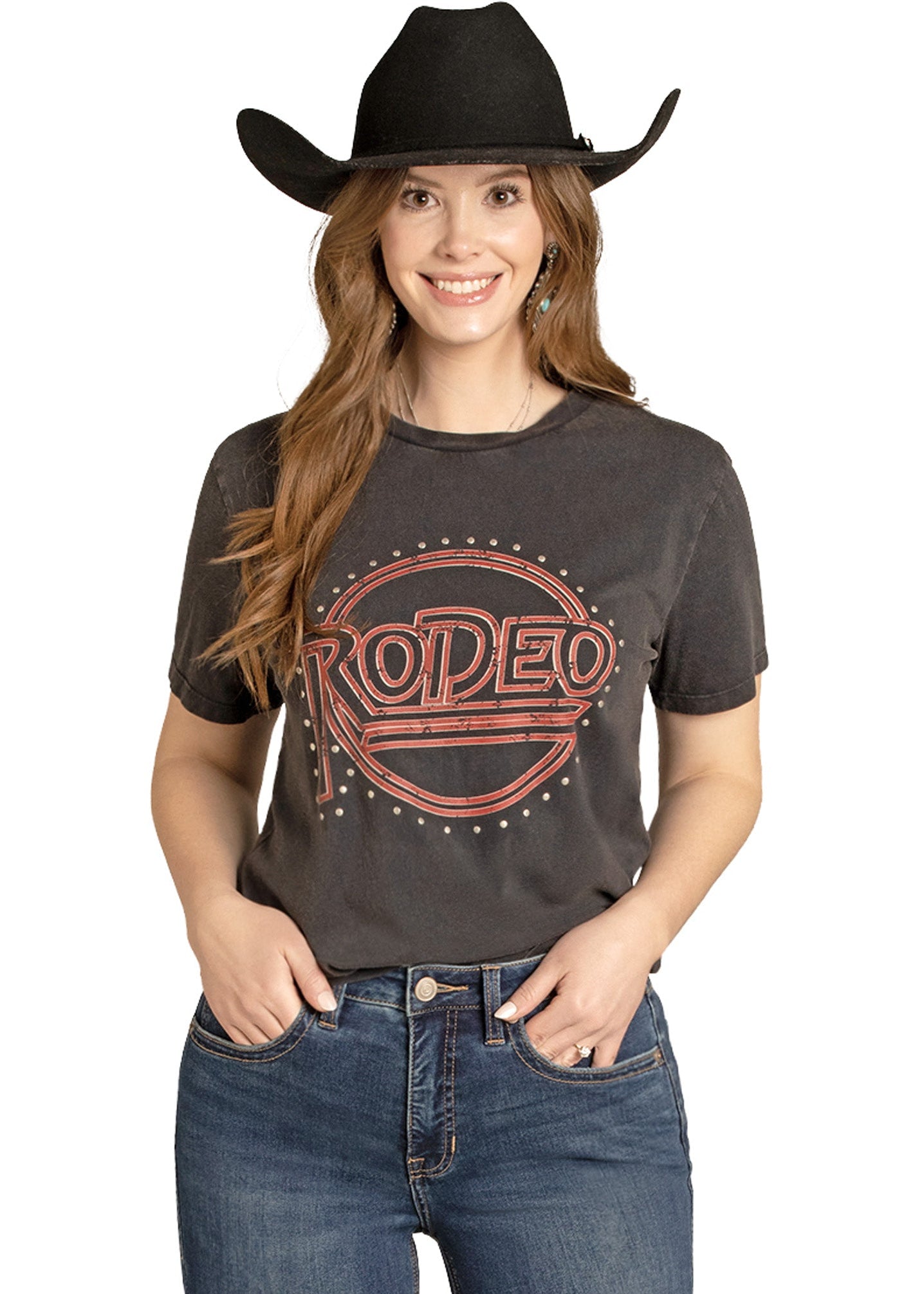 Women's Rodeo Stud Graphic Tee | Rock & Roll Denim